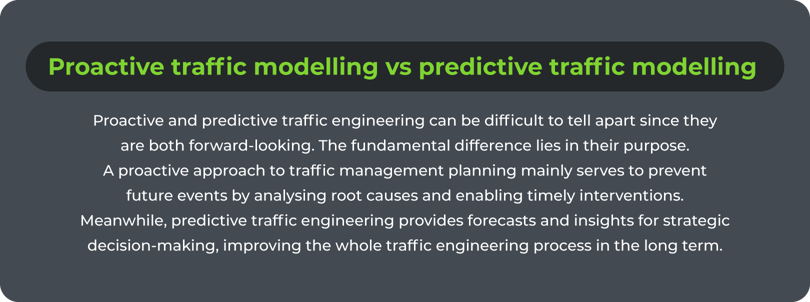 Reactive, Proactive, and Predictive Traffic Engineering