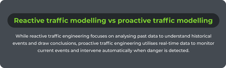 Reactive, Proactive, and Predictive Traffic Engineering