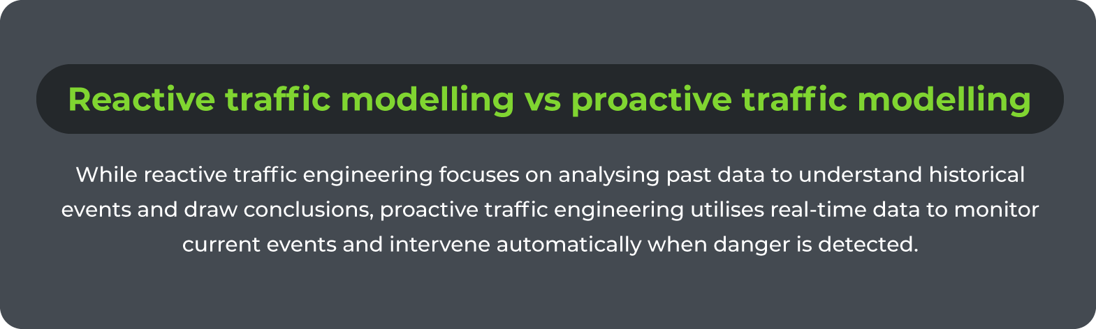Reactive Proactive And Predictive Traffic Engineering